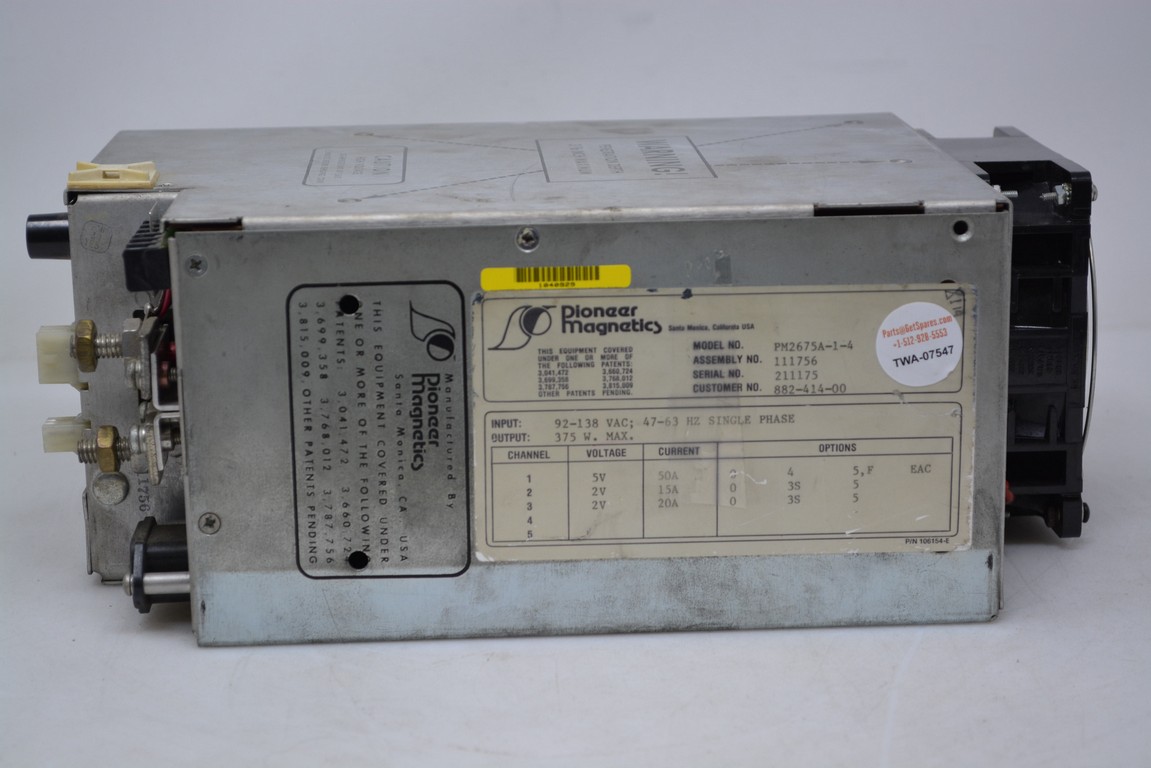 PIONEER MAGNETICS PM2675A-1-4 : GetSpares, LLC